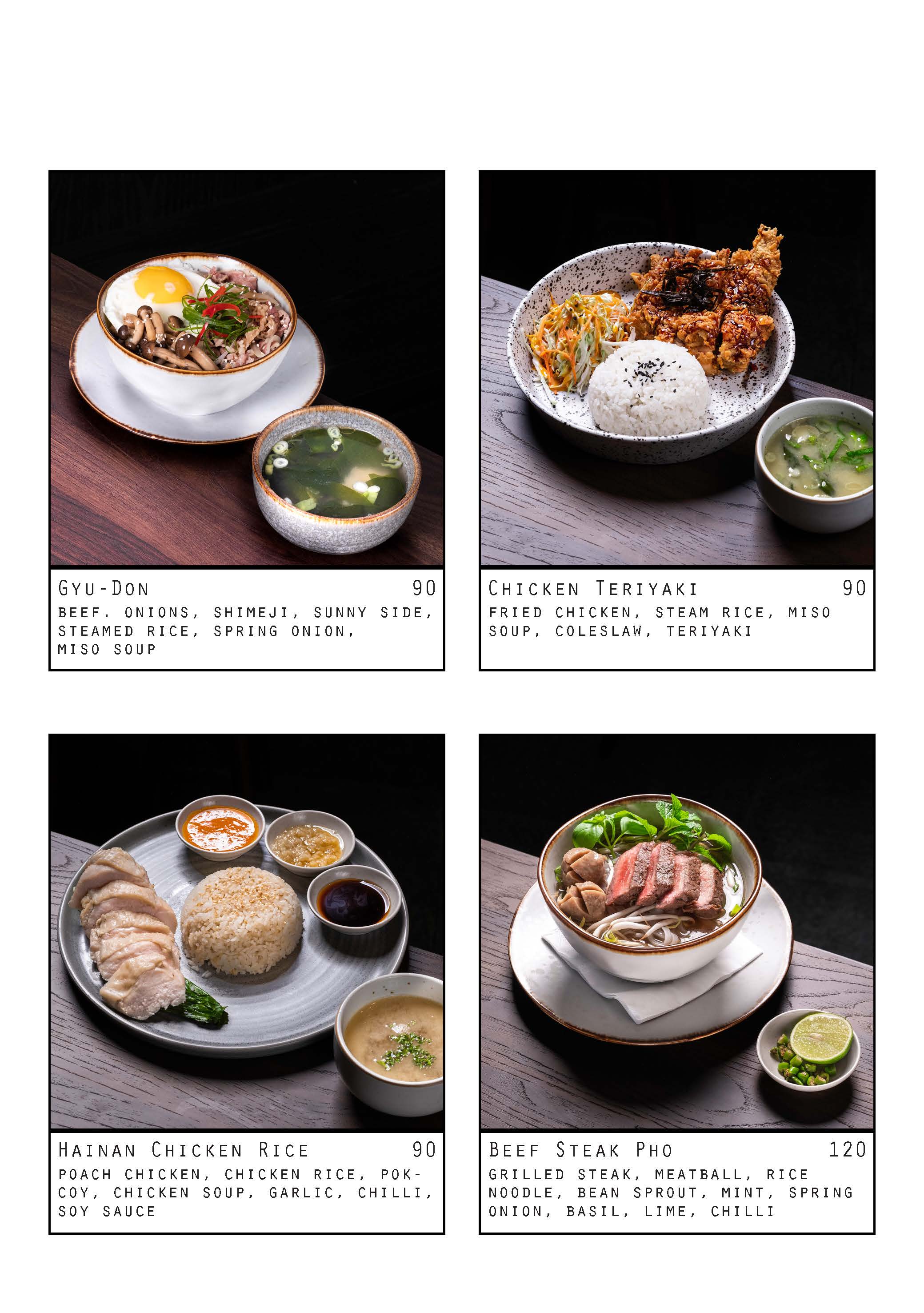 Outpost Menu - Park 5 Hotel